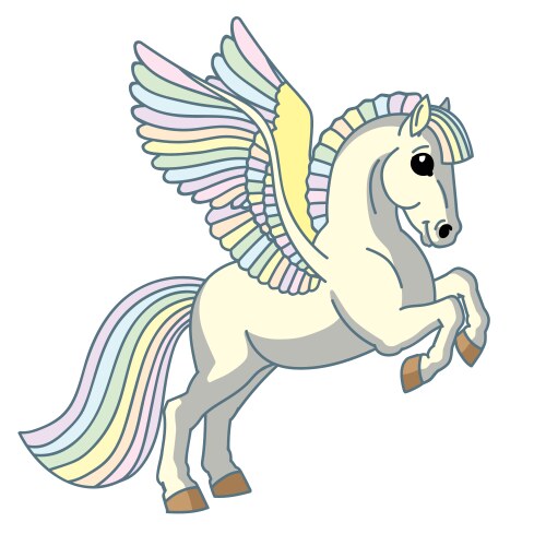 Pegasus Cartoon Vector Images (over 3,100)