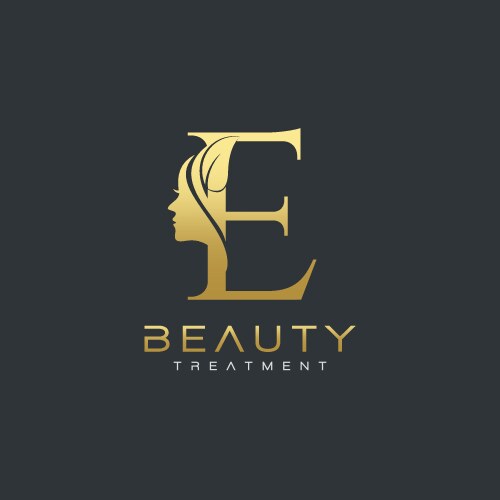 Letter l beauty leaf logo Royalty Free Vector Image