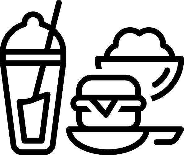 Food and beverage Royalty Free Vector Image - VectorStock
