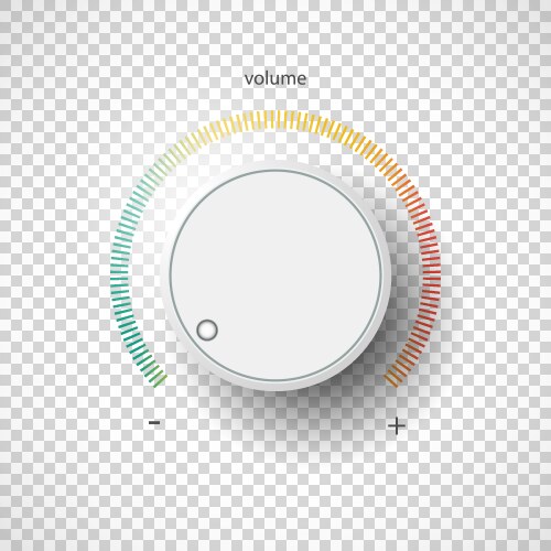 Volume control Royalty Free Vector Image - VectorStock