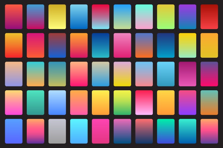 Colorful gradients screen gradient covers Vector Image