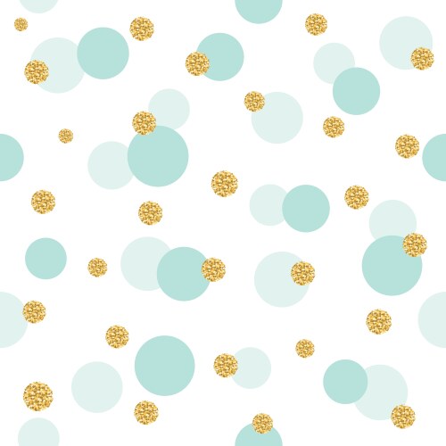 Glitter confetti butterflies and polka dots Vector Image