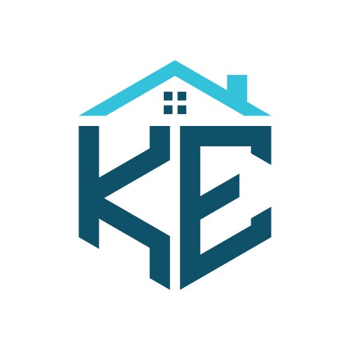 Gr house logo design template letter Royalty Free Vector