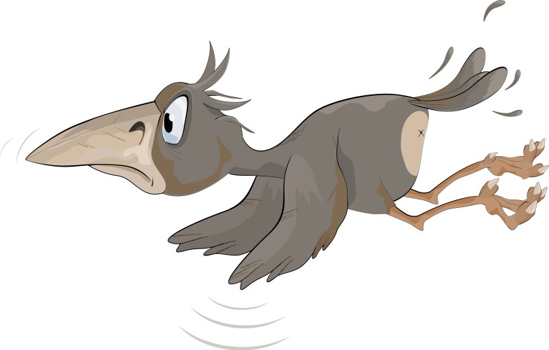 Two cheerful ravens Royalty Free Vector Image - VectorStock