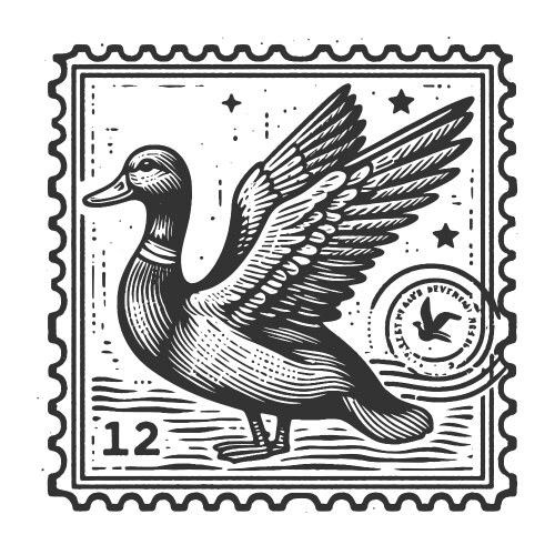 Queen postage stamp engraving Royalty Free Vector Image