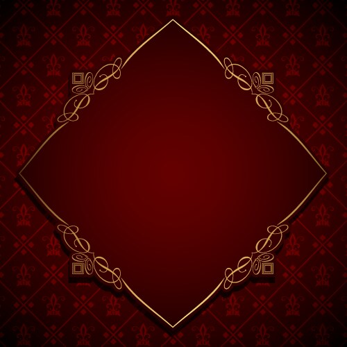 Decorative border background Royalty Free Vector Image