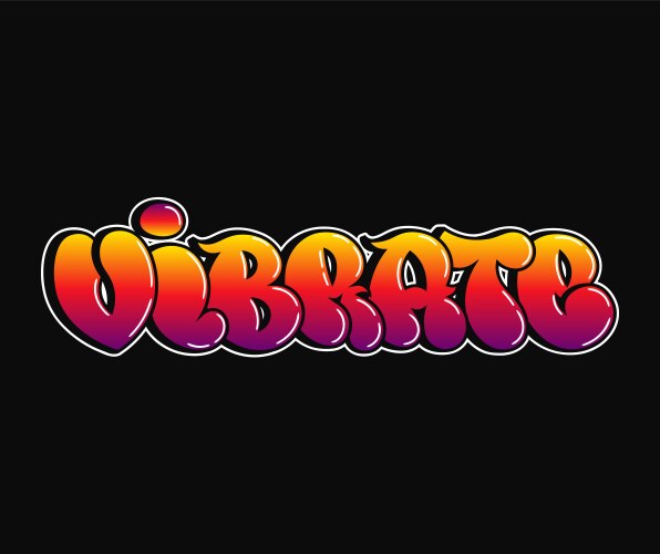 Vibrating Typography Vector Images (over 220)