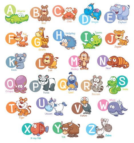 Animal Alphabet Vector Images (over 32,000)