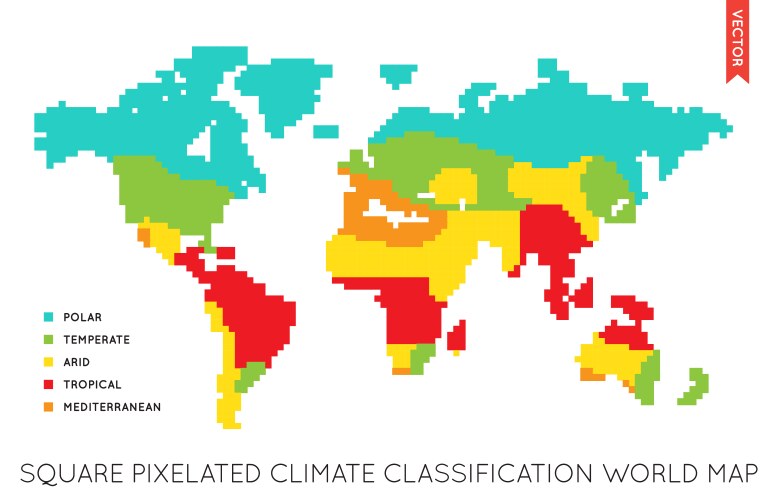 Flat world map infographic Royalty Free Vector Image