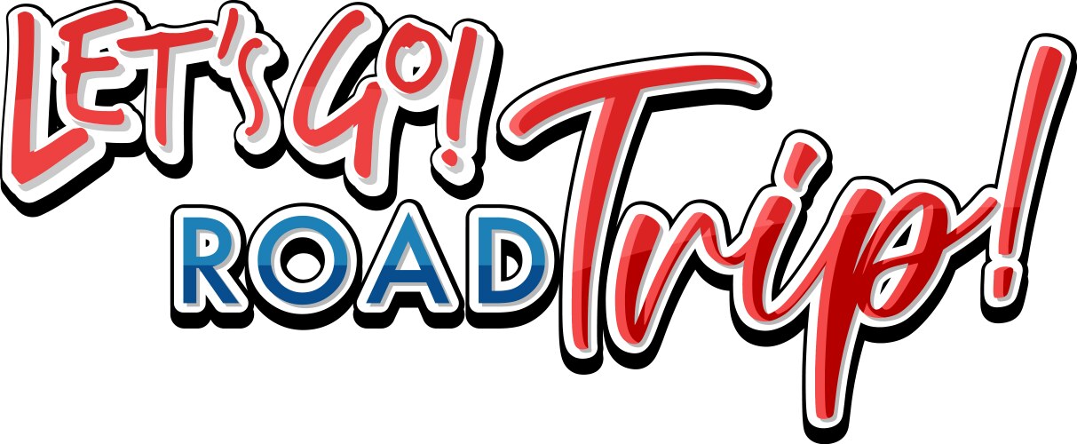 Road trip and journey route winding Royalty Free Vector