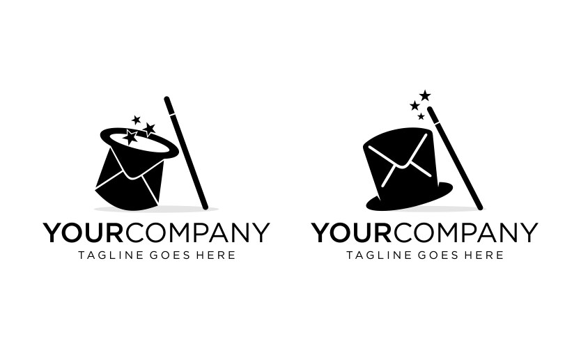 Magic logo for design editable Royalty Free Vector Image