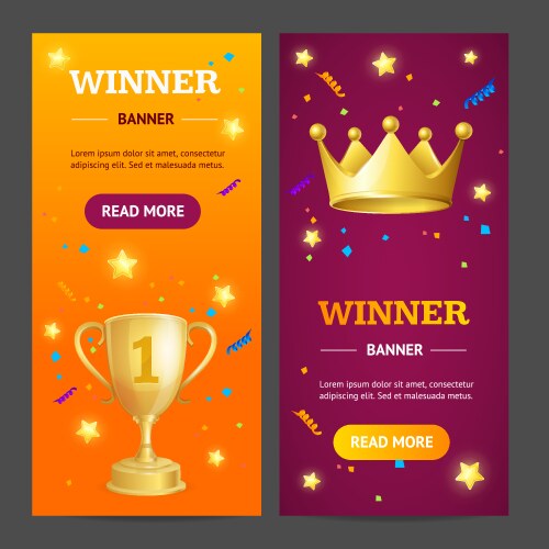 Winner Banner Vector Images (over 74,000)