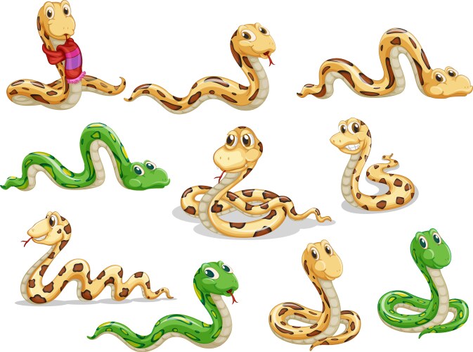 Snake Cartoon Vector Images (over 20,000)