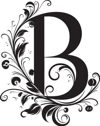 Letter B Font Calligraphy Vector Images (over 12,000)