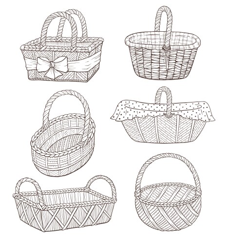 Basket Cartoon Vector Images (over 54,000)