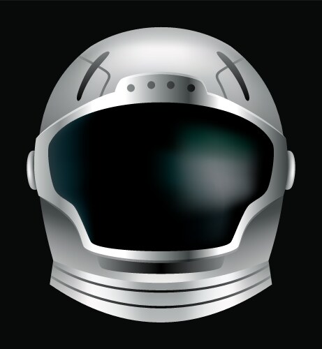 Astronaut helmet realistic cosmonaut mask Vector Image