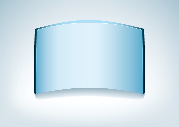 Clear glass sign Royalty Free Vector Image - VectorStock