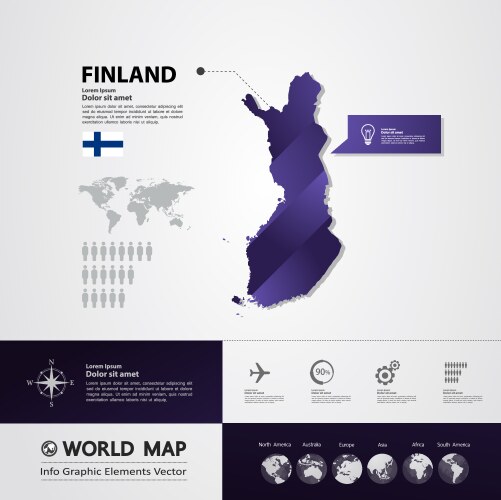 Map World Finland Vector Images (over 1,300)