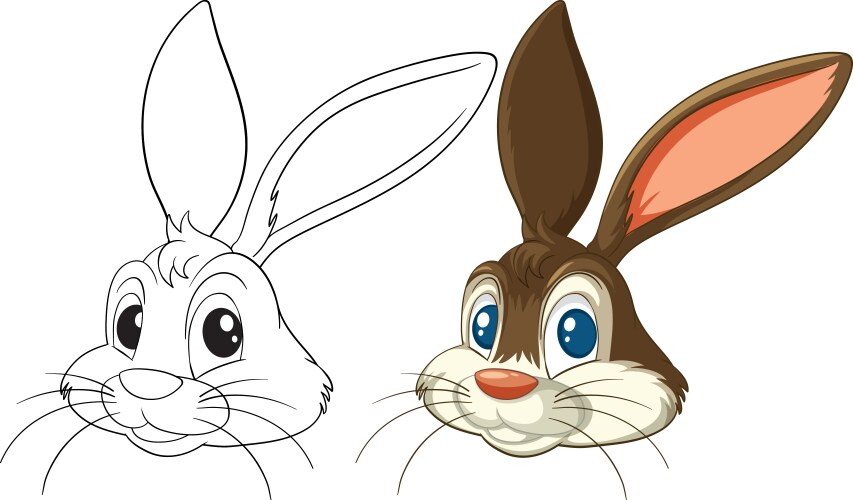 Cartoon Rabbit Eye Vector Images (over 3,600)