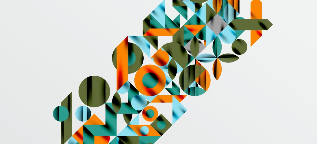 Geometric neo patterns abstract background for Vector Image