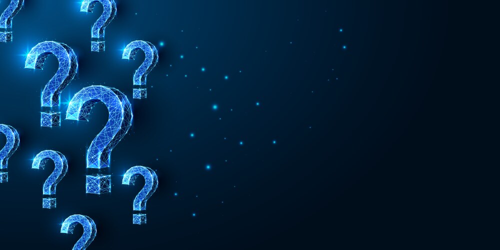 Blue Question Mark Vector Images (over 7,200)