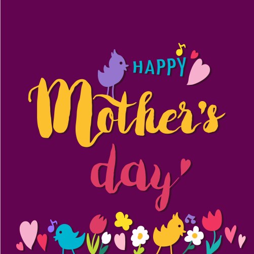 Mothers day logo Royalty Free Vector Image - VectorStock