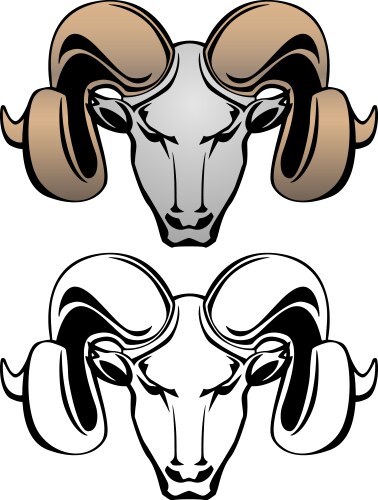 Ram Head Drawing Vector Images (over 2,900)