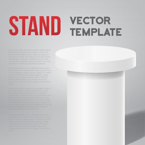 Tribune set podium rostrum stand Royalty Free Vector Image