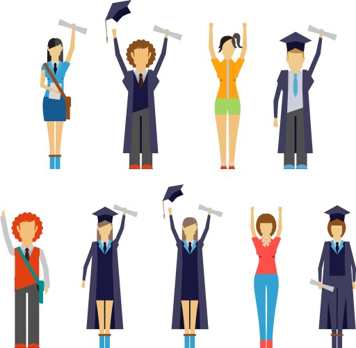 Students Royalty Free Vector Image - VectorStock