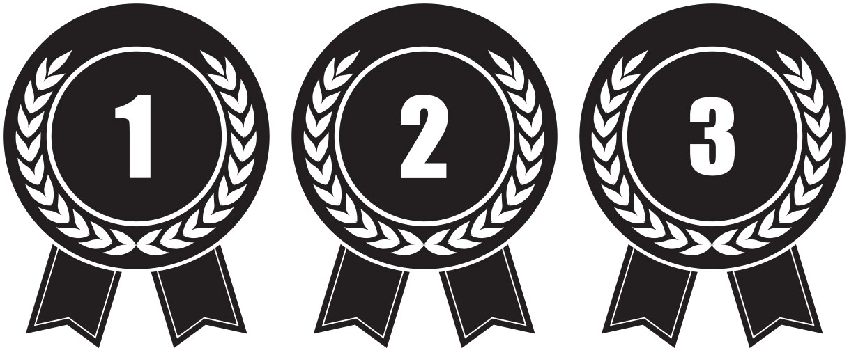 1st 2nd 3rd Vector Images & Graphics for Commercial Use | VectorStock