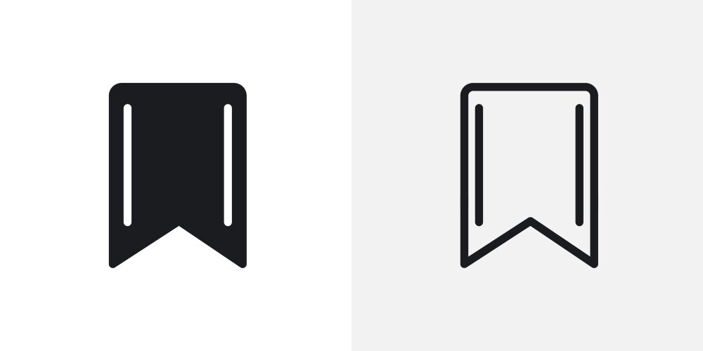 Book Bookmark Outline Vector Images (over 3,000)