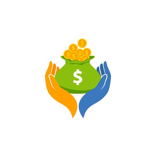 Earn money logo icon design salary symbol Vector Image