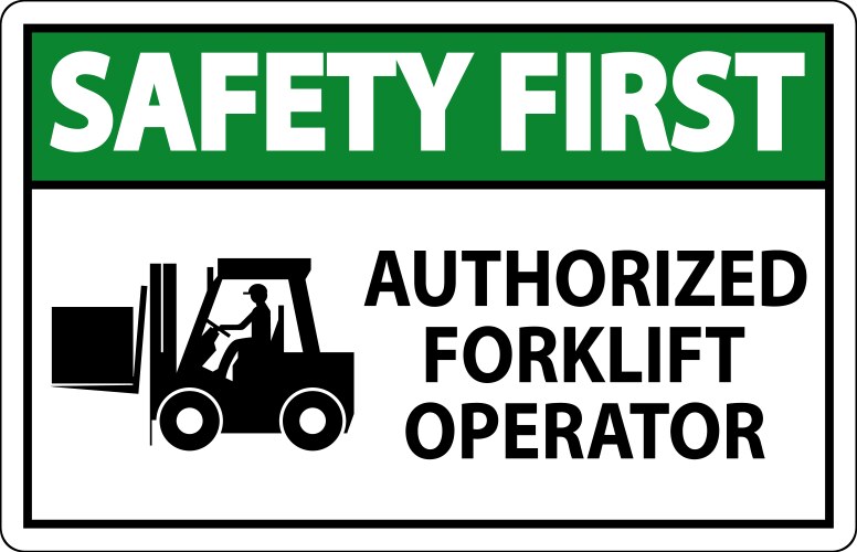 Forklift Safety Logo Safety 1st Forklift Training