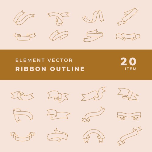Ribbon Outline Vector Images (over 82,000)