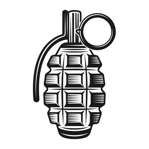 Grenade Royalty Free Vector Image - VectorStock