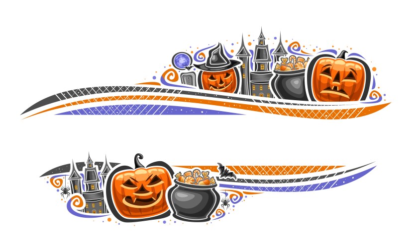 Halloween Header Vector Images (over 1,300)