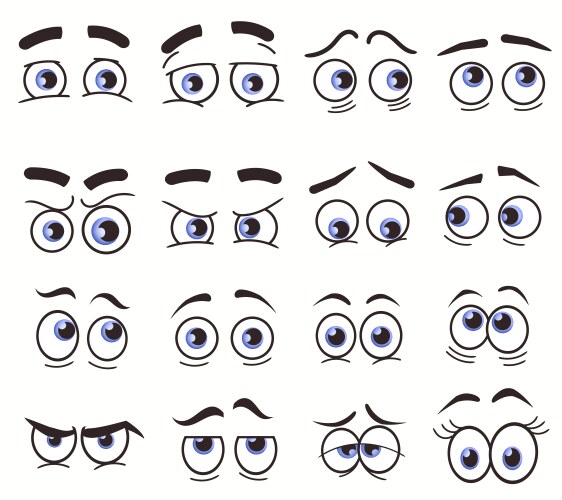 Scared Cartoon Eyes Vector Images (over 3,800)