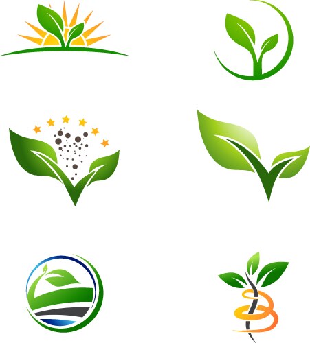 Green agriculture logo Vector Images & Graphics for Commercial Use ...