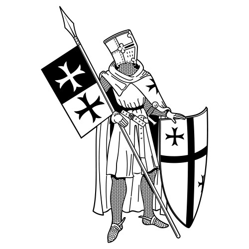 Black and White Knight Vector Images (over 13,000)
