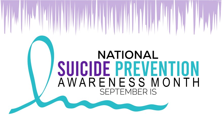 National suicide prevention month Royalty Free Vector Image