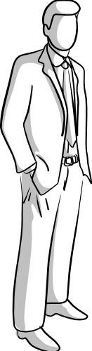 Man Doodle Standing Vector Images (over 5,200)