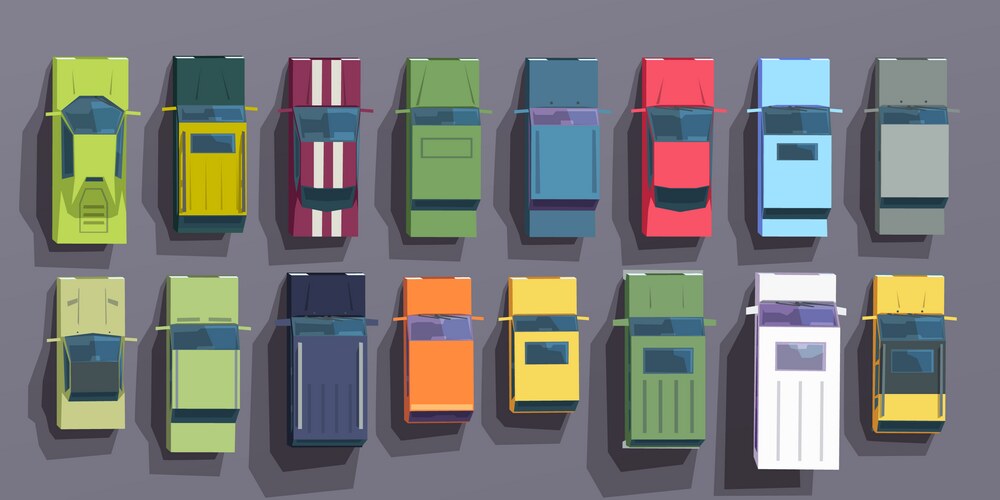 Car Top View Vector Images (over 7,300)