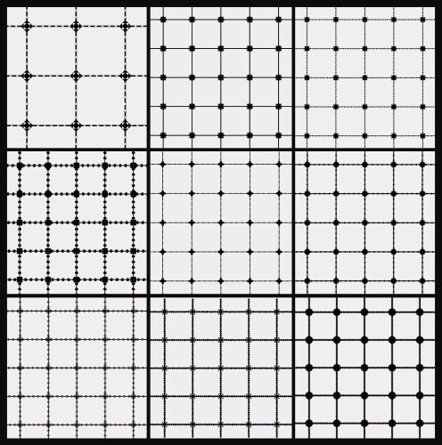 White color check pixel seamless pattern Vector Image