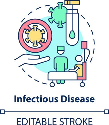 Roseola sixth disease infectious human Royalty Free Vector