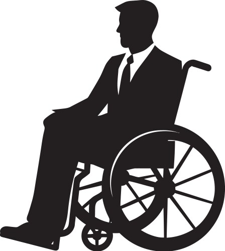 Diverse mobility wheelchair icon inclusive Vector Image