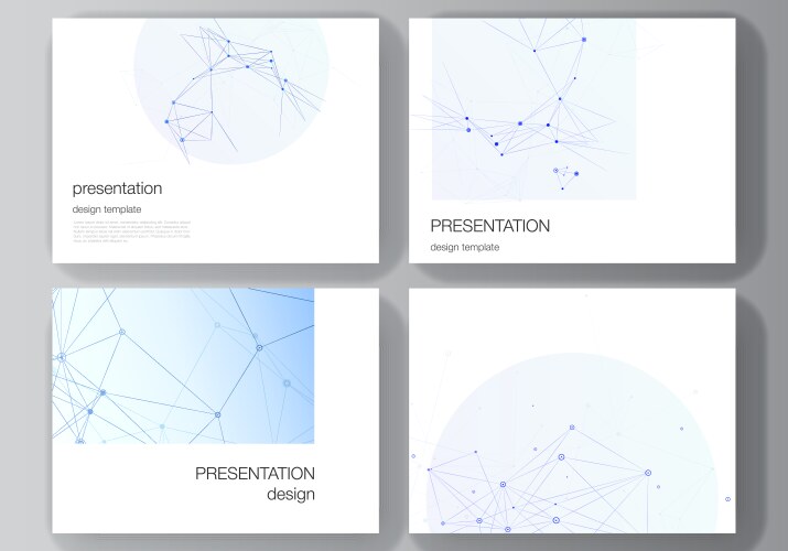 Layout presentation slides design Royalty Free Vector Image