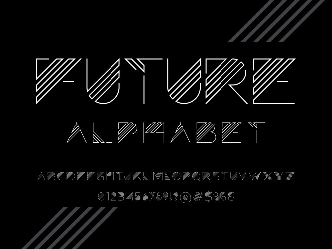 Multiply font Royalty Free Vector Image - VectorStock