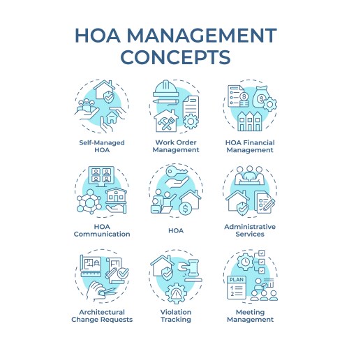 Hoa security blue gradient concept icon Royalty Free Vector Hoa security blue gradient concept icon Royalty Free Vector