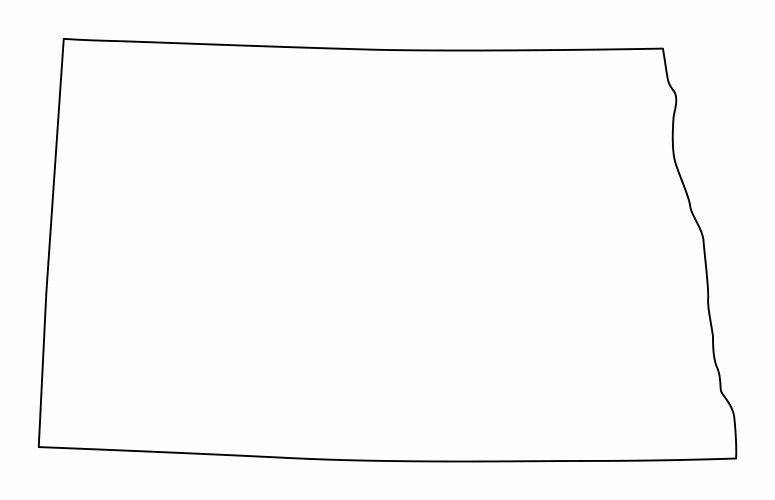 North Dakota State Outline Vector Images (over 560)