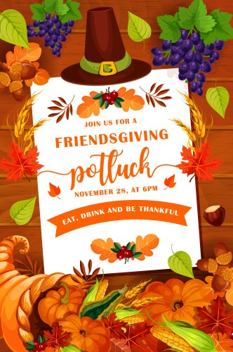 Hand drawn potluck Royalty Free Vector Image - VectorStock